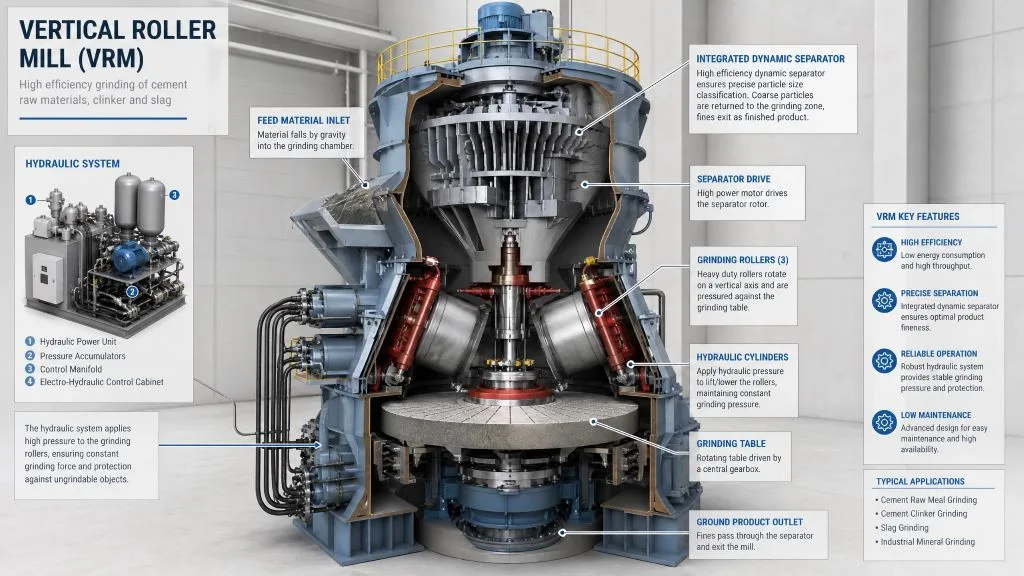 Ball mill to VRM conversion benefits